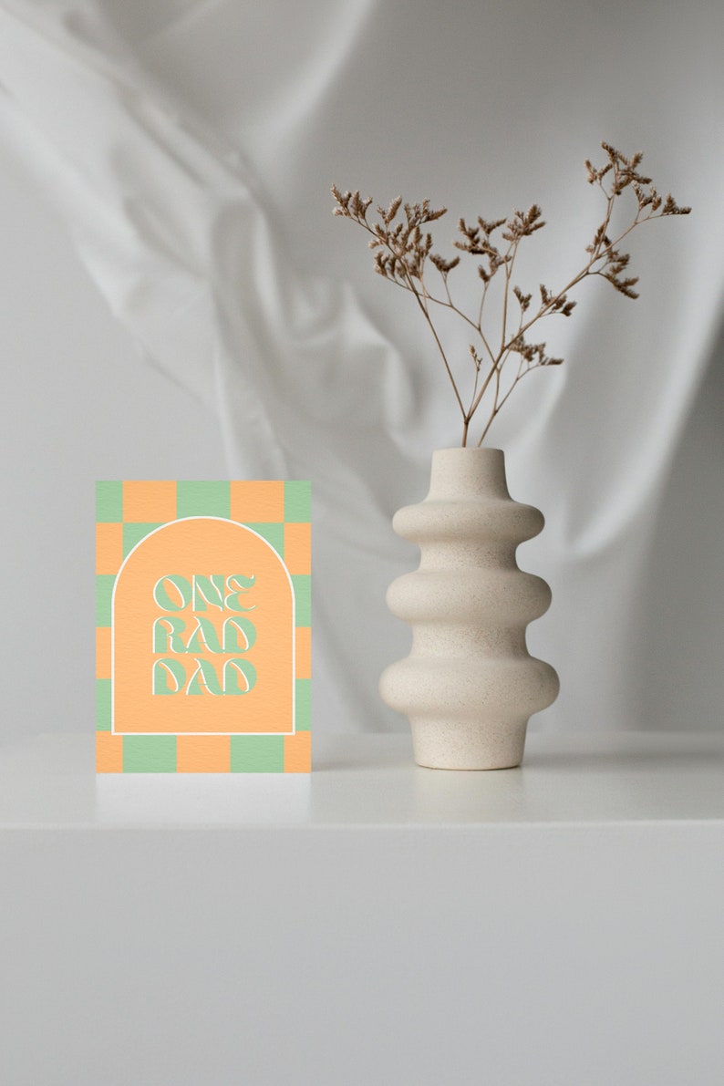 PRINTABLE Father’s Day Card “one Rad Dad” Digital Download - Etsy