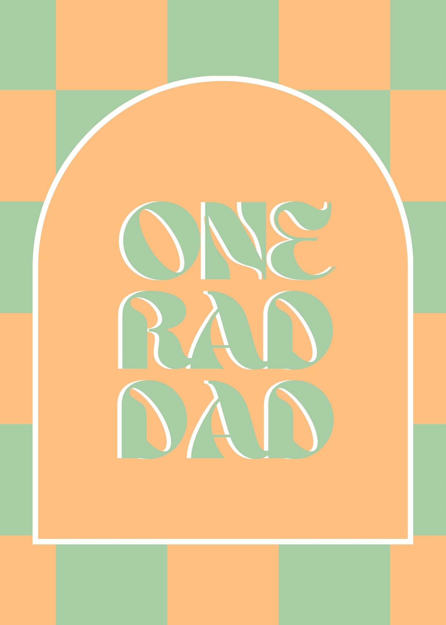 PRINTABLE Father’s Day Card “one Rad Dad” Digital Download - Etsy