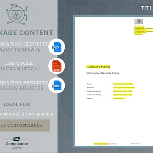 Information Security Policy Template | ISO 27001 and NIST Compliant ...