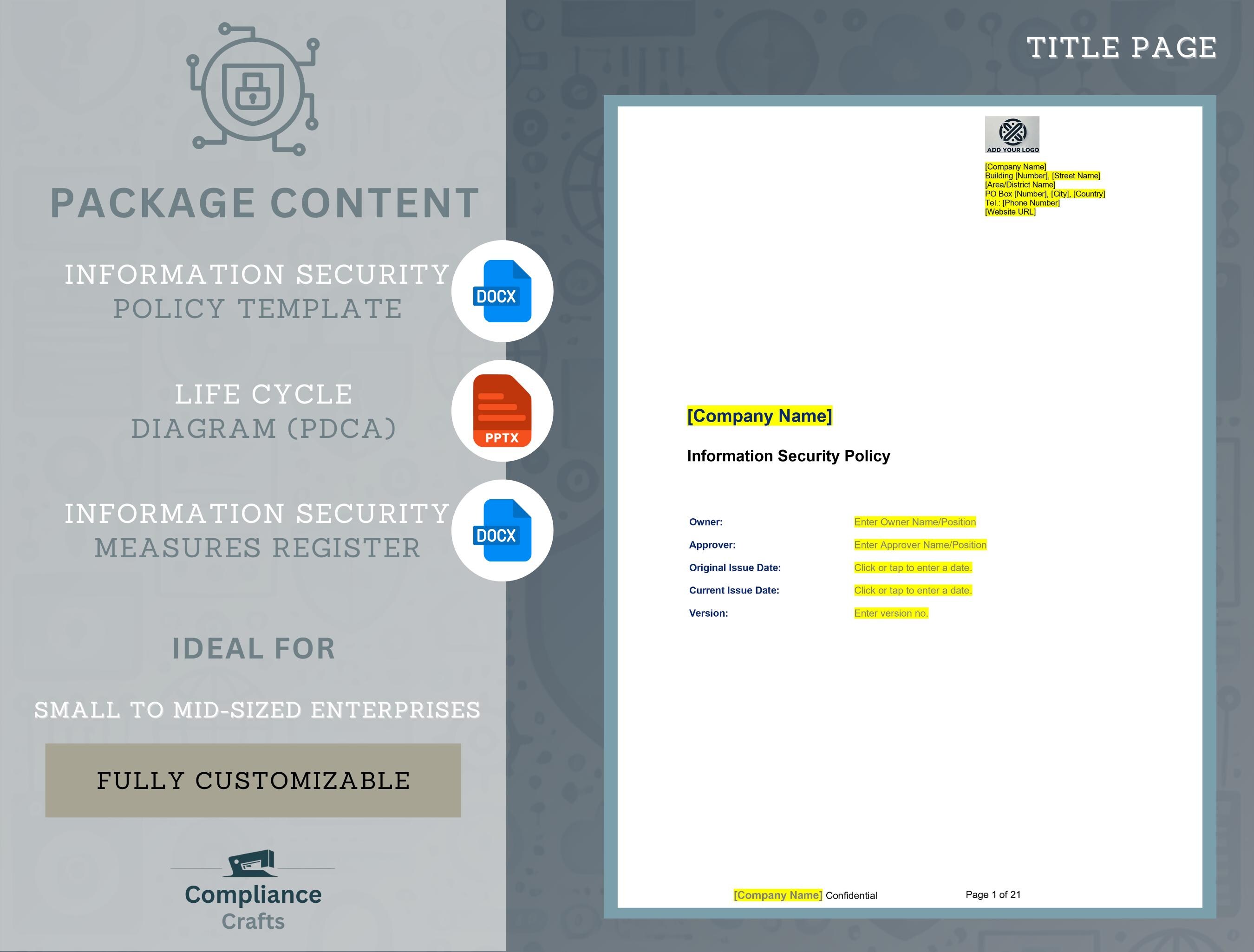 Information Security Policy Template | ISO 27001 and NIST Compliant ...