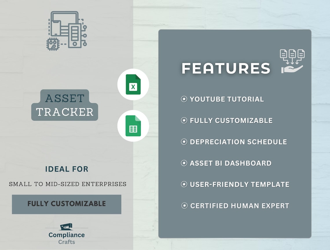 Asset Tracker Template | Asset Inventory Template | Equipment ...
