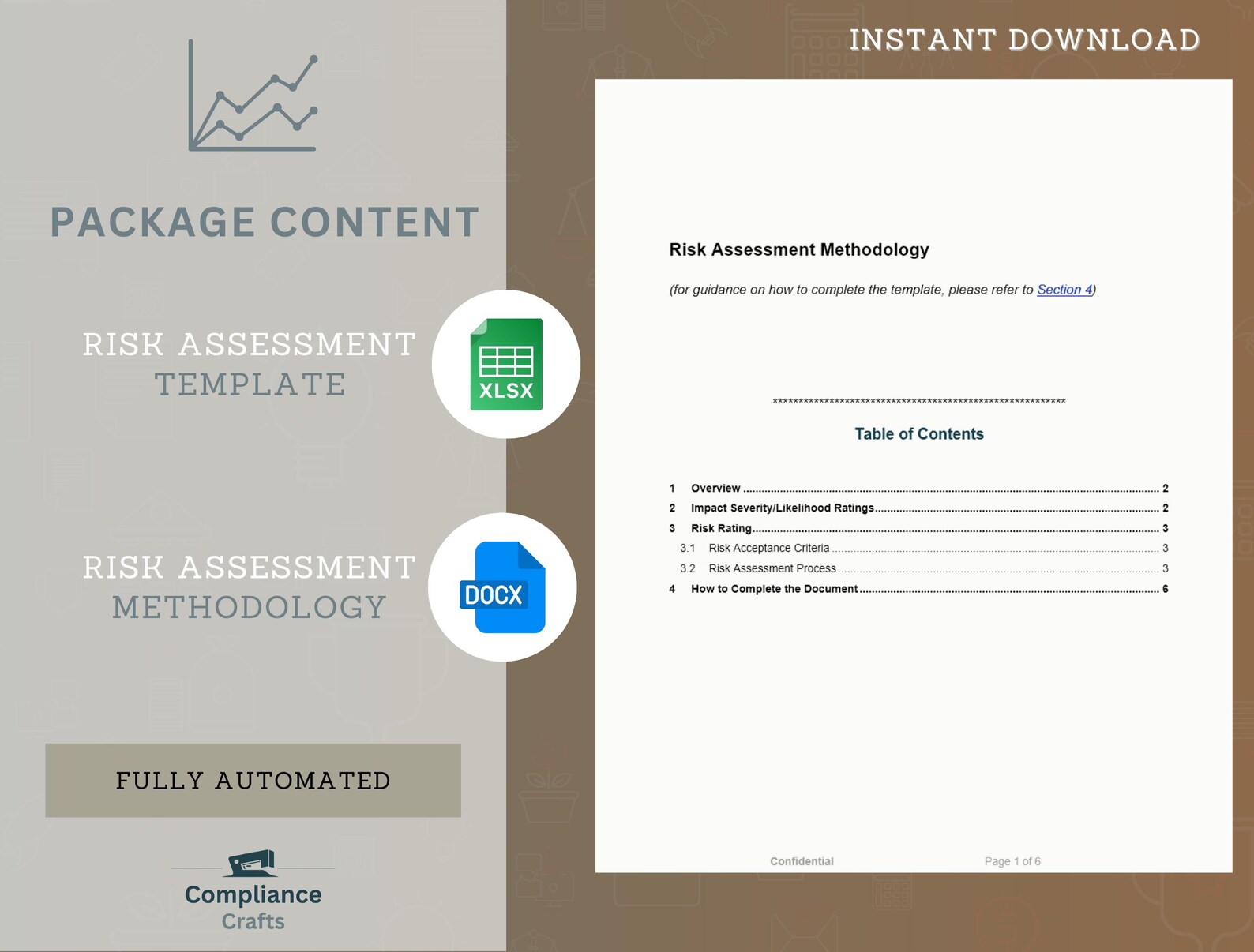 Risk Analysis Template | ISO 31000 Compliant | Risk Evaluation, Threat ...