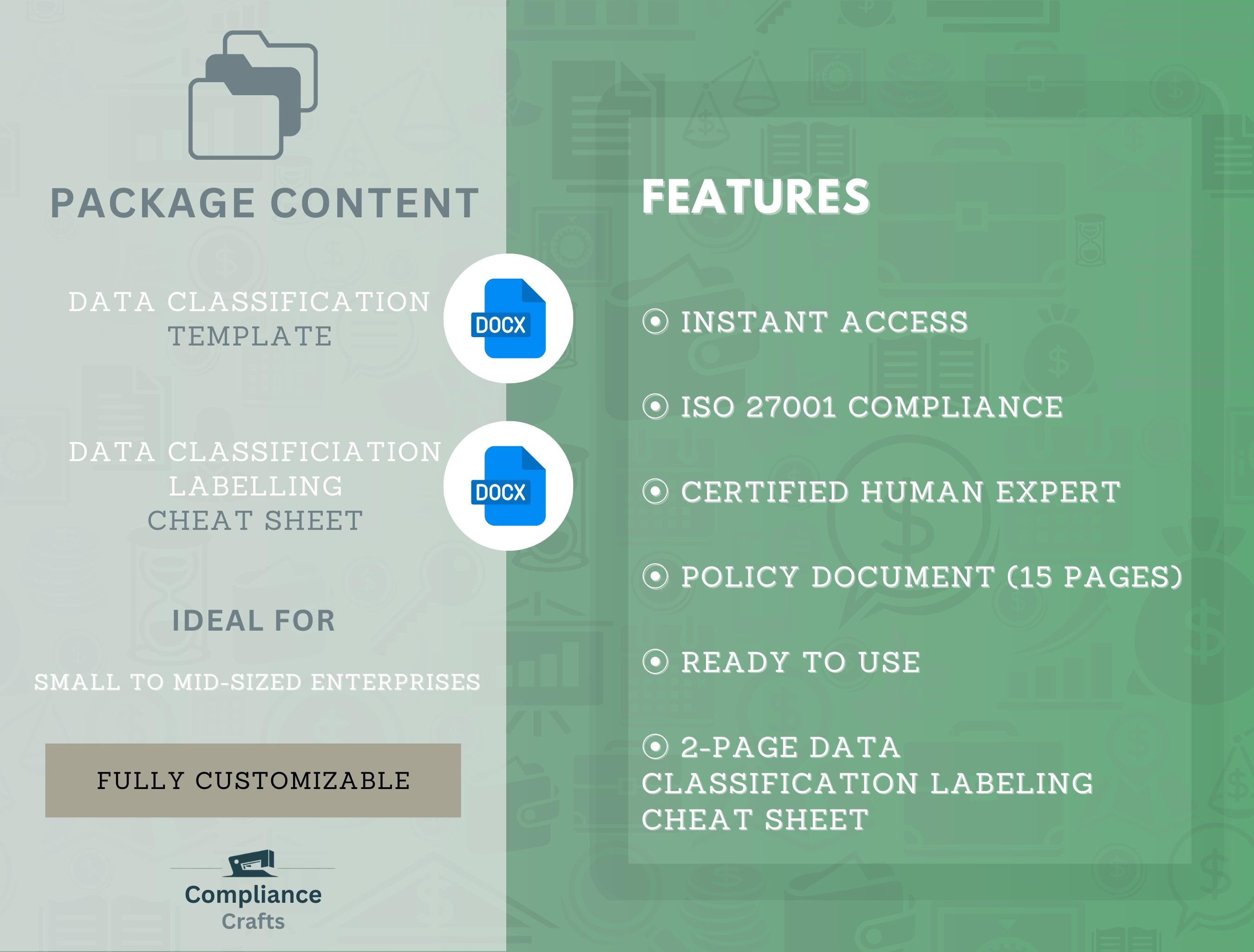 Data Classification Policy Template | ISO 27001 Compliance ...