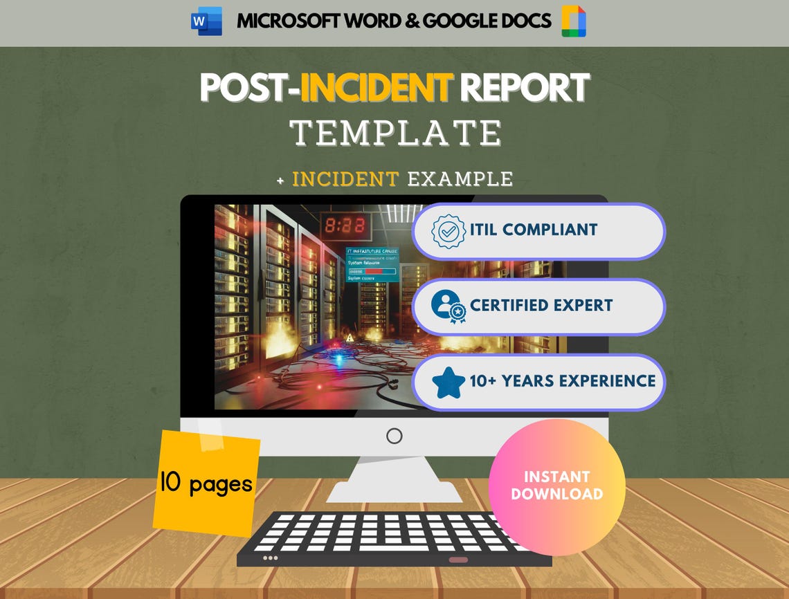 Post-incident Report Template | Root-cause Analysis | Incident Analysis ...