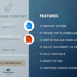 SDLC Policy Template Software Development Life Cycle OWASP Top 10 NIST ...