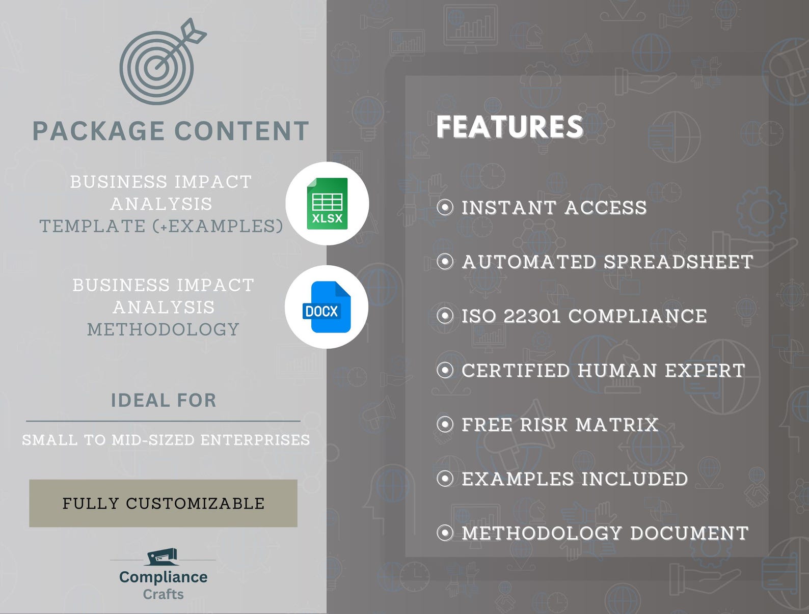 Business Impact Analysis Template | ISO 22301 Compliant | RTO and RPO ...