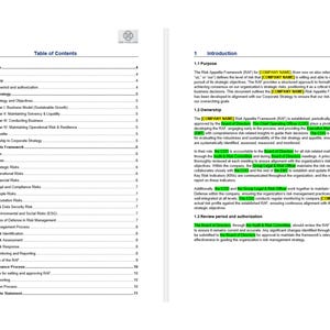 Risk Appetite Framework & Risk Appetits Statement Template | Define ...