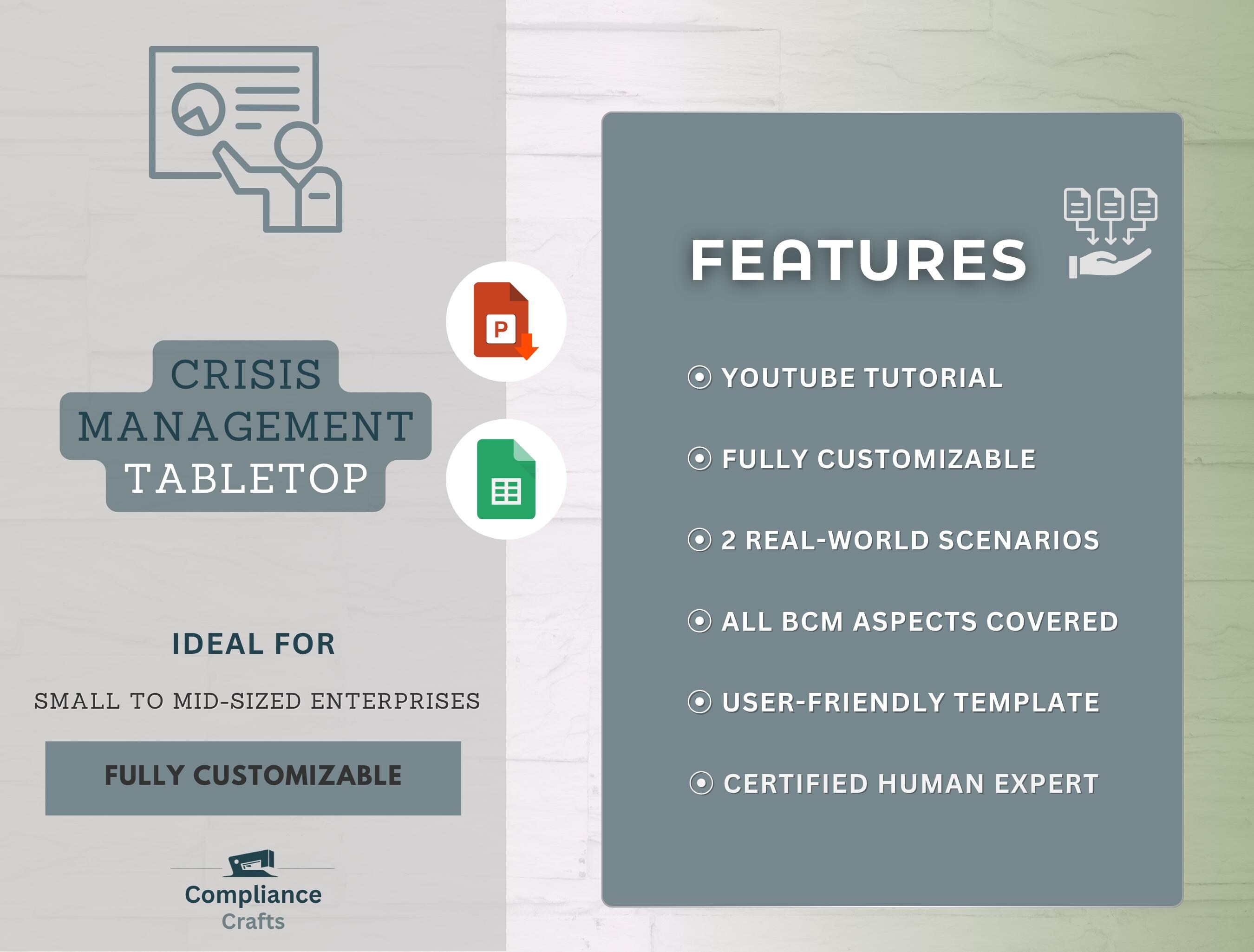 Crisis Management Tabletop Exercise Template | Emergency Preparedness ...