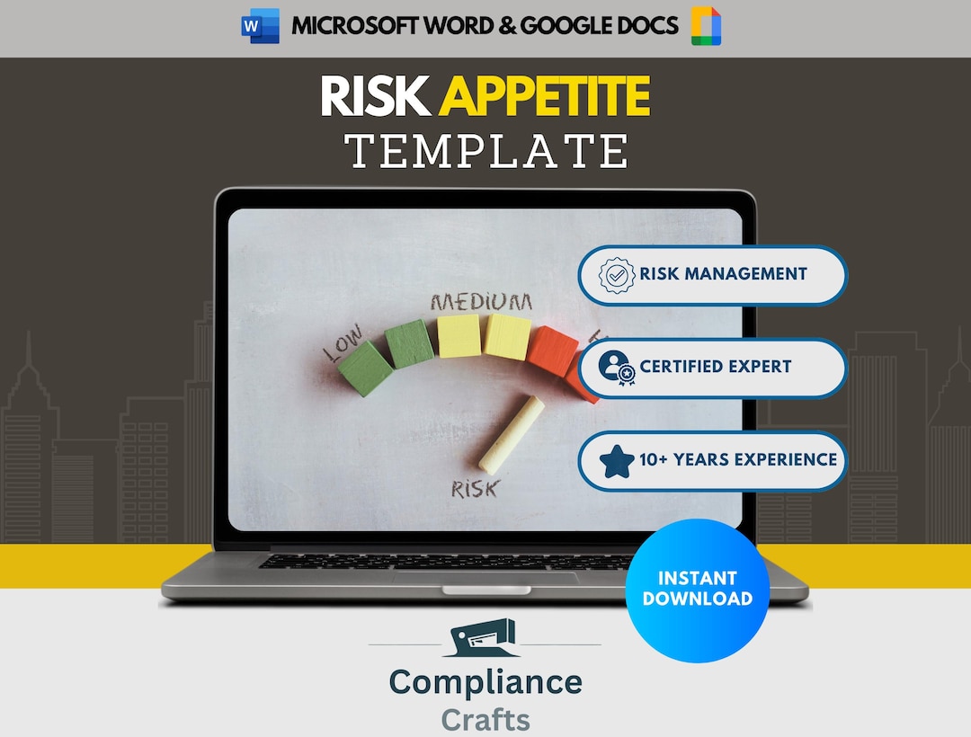 Risk Appetite Framework & Risk Appetits Statement Template | Define ...