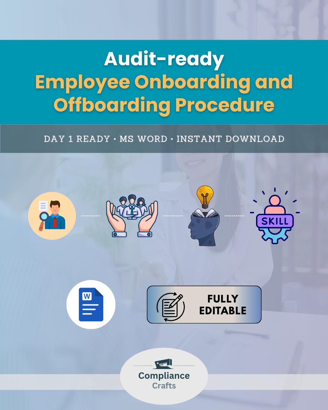 Employee HR Onboarding & Offboarding Procedure Template – RACI ...