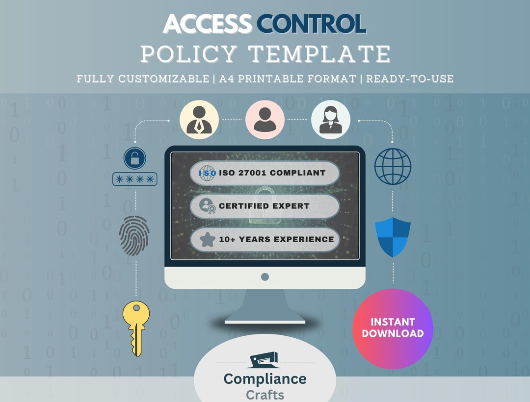 Access Control Policy Template | ISO 27001 Compliant | Define ...