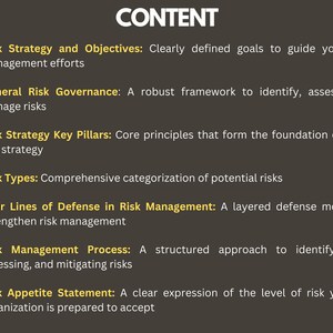 Risk Appetite Framework & Risk Appetits Statement Template | Define ...