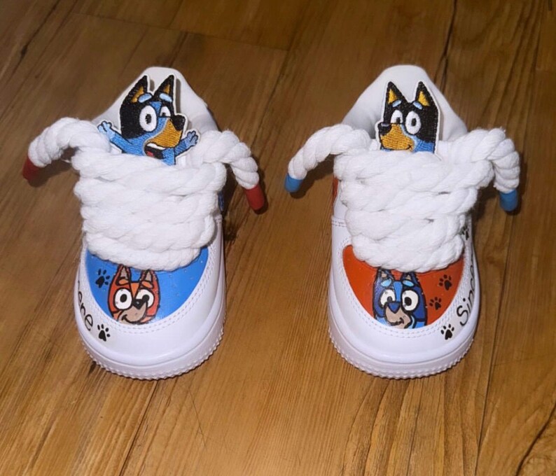 Bluey Custom Outfit and Shoes Air Force 1 Bluey Kids (teen/adult ...