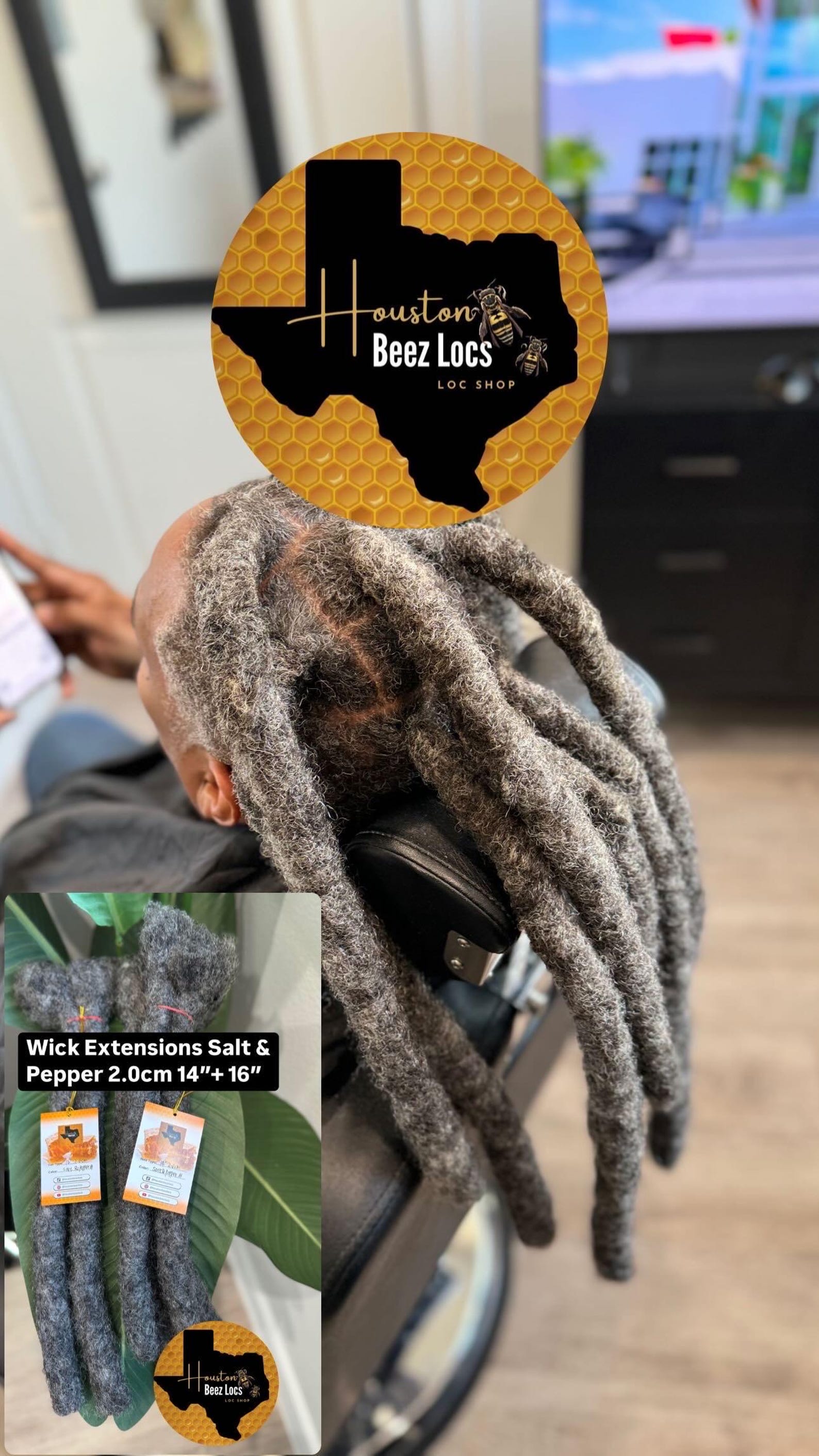 Traditional Wick Extensions Salt & Pepper 2.0cm - Etsy