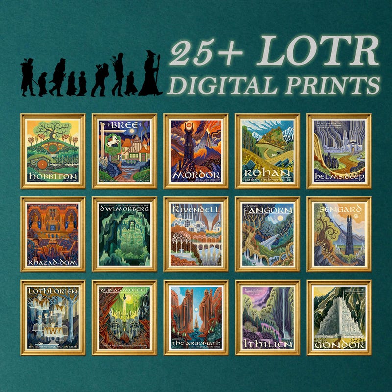 Rivendell Travel Posters - Etsy