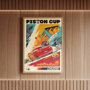 Set of 2 Cars Movie Posters , Cartoon Posters , Animation Posters ...