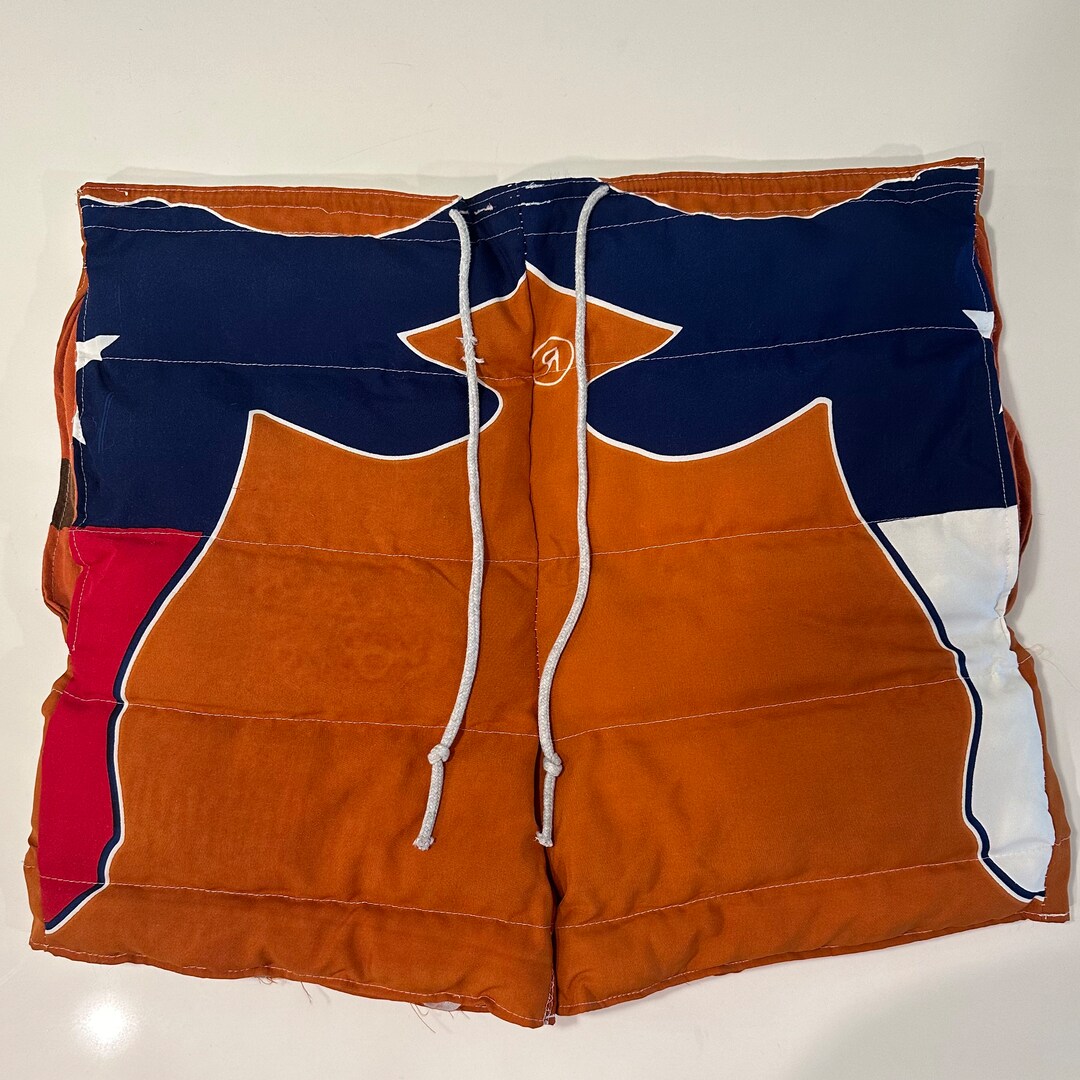 Custom Texas Longhorns Puffer Shorts Upcycle - Etsy