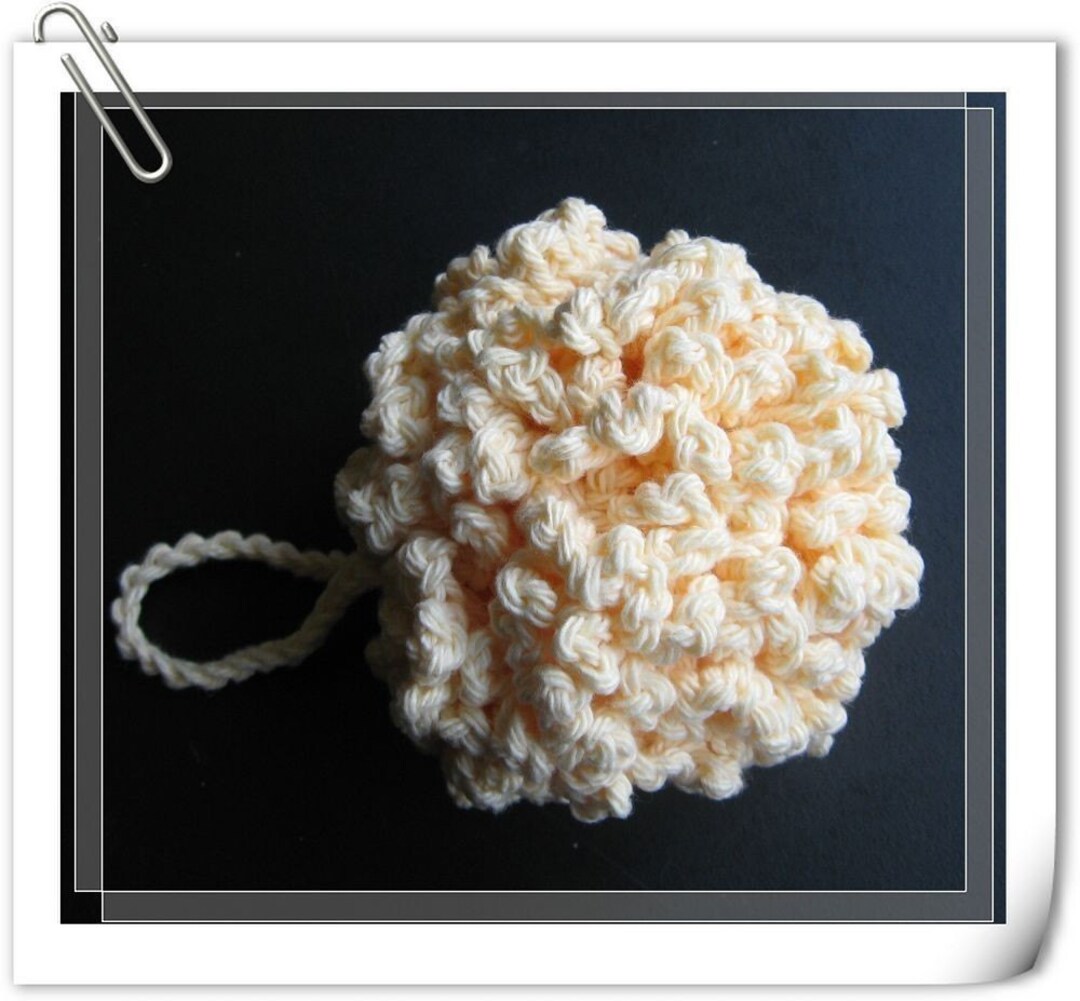 Pattern Crochet Bath/shower Puff Cluster - Etsy