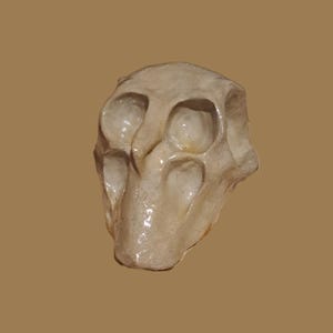 Handmade Glazed Gothic Skull Sculpture – Unique Home Decor - Etsy