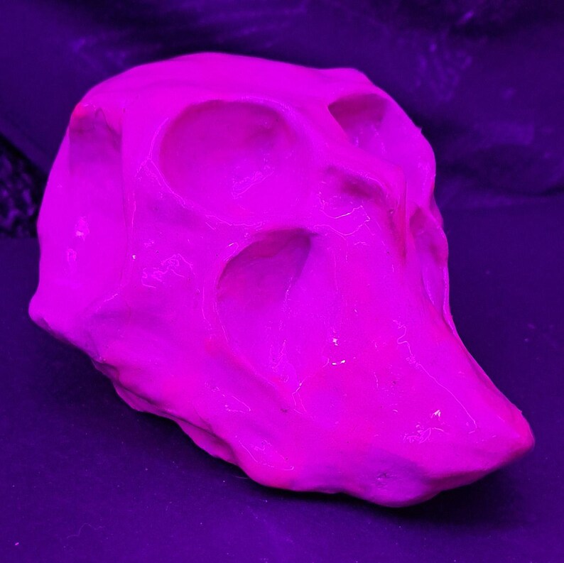 Handmade Glazed Gothic Skull Sculpture – Unique Home Decor - Etsy