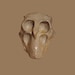 Handmade Glazed Gothic Skull Sculpture – Unique Home Decor - Etsy