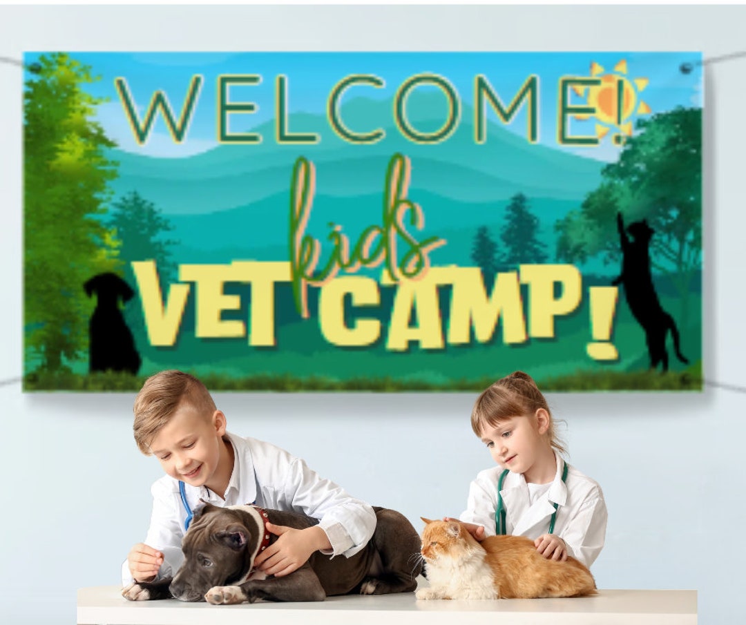 Banner Kids Vetcamp! Mountain Theme - Etsy
