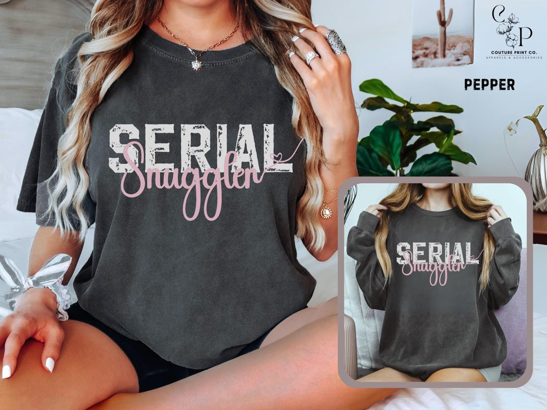 Sudadera con estampado de colores cómodos Serial Snuggler, ropa cómoda ...