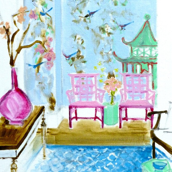 Pagoda Art Print - Etsy