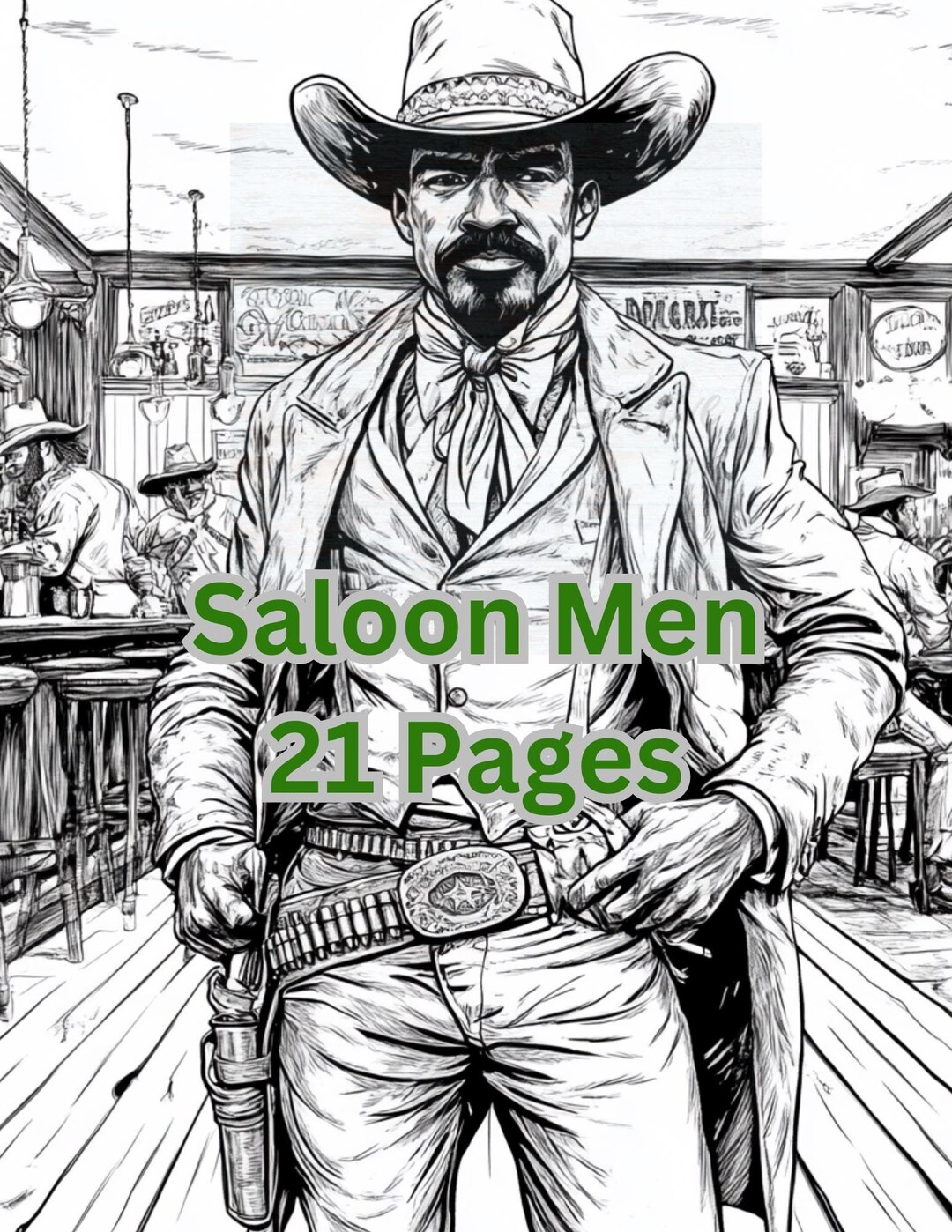 Saloon Men - Etsy