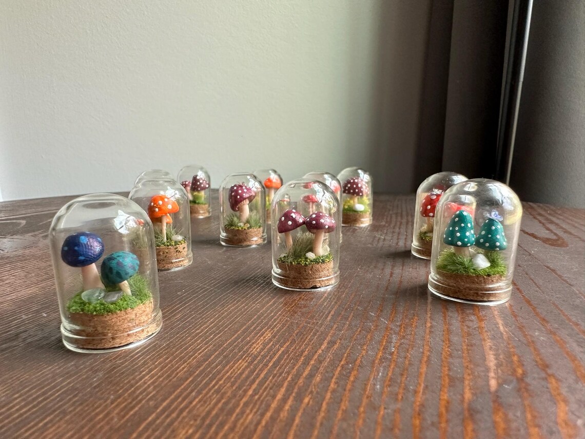 Miniature Glass Terrarium - Etsy