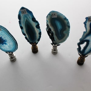 Turquoise Agate Finial, Lamp Finial, Bling for Your Lamp, Turquoise ...