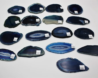 Freedom Blue Agate Knob Agate Drawer Pull Blue Agate - Etsy