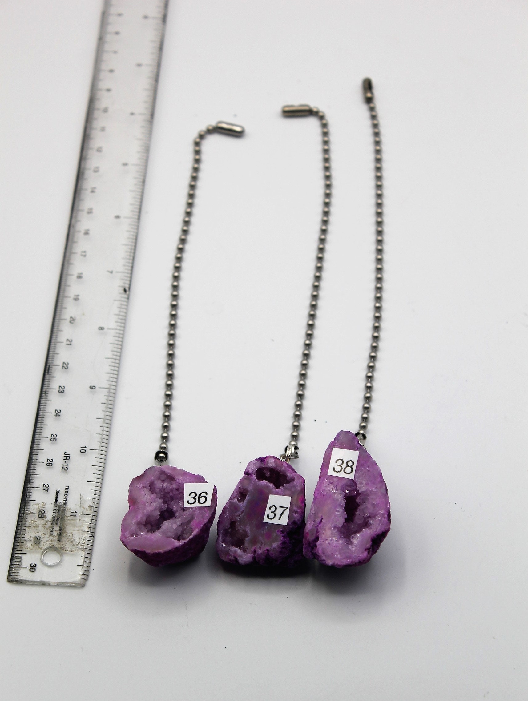 Geode Agate Fan Pull Stone Light Pull Half Geode Ceiling | Etsy