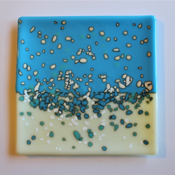 Square Glass Plate - Etsy