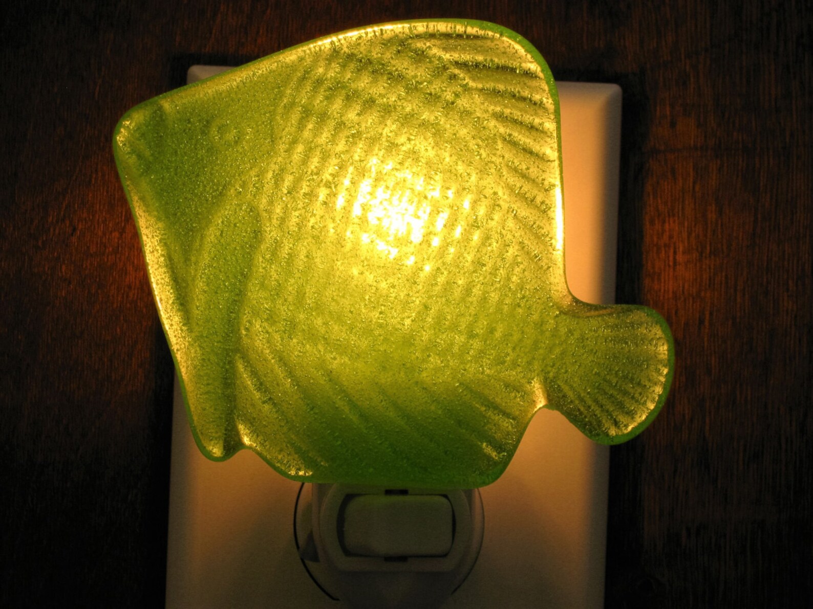 Citron Green Tropical Fish Night Light Fishy Nightlight | Etsy