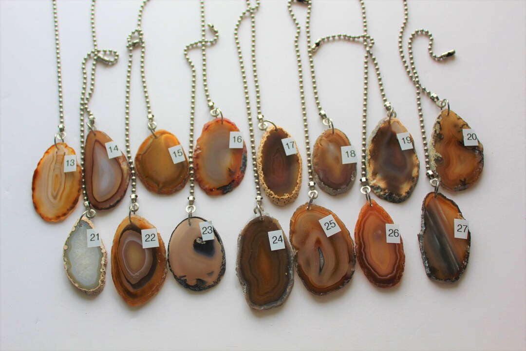 Natural Agate Fan Pull, Stone Light Pull, Ceiling Fan Pull, Agate ...
