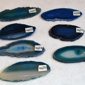Turquoise Agate Drawer Pulls, Sliced Agate, Agate Pulls, Dresser Pulls, Blue Agate Knobs, Agate ...