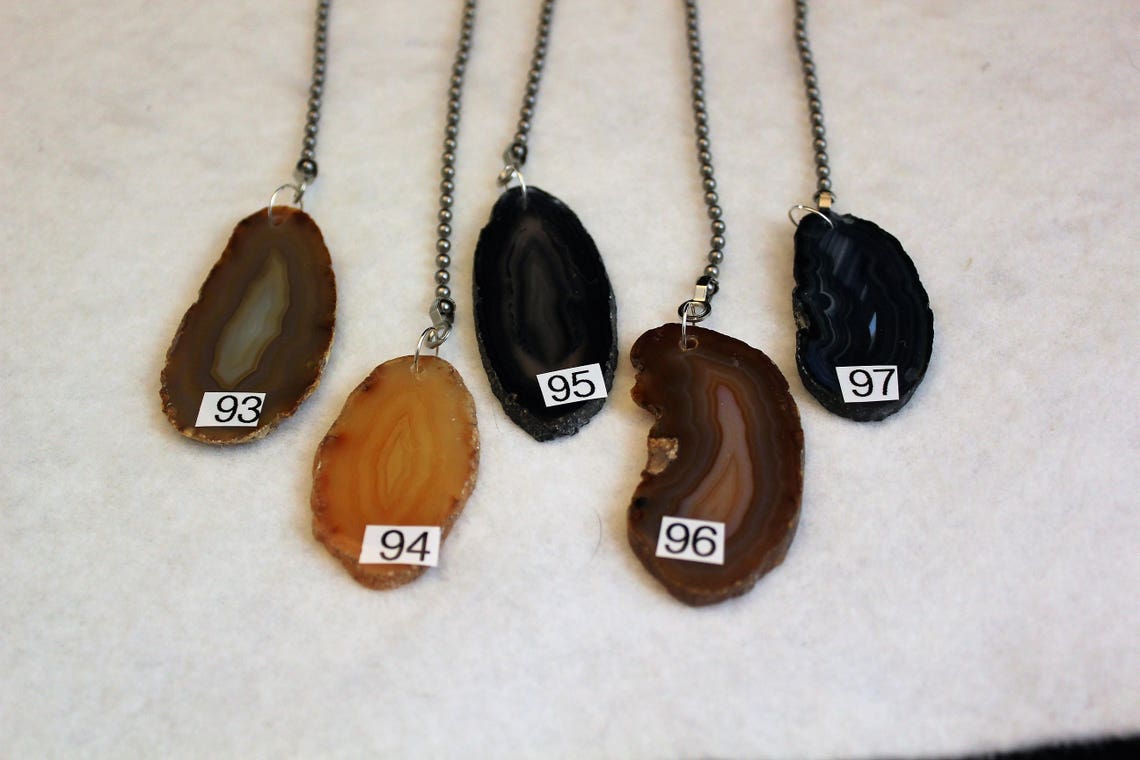 Natural Agate Fan Pull Stone Light Pull Ceiling Fan Pull | Etsy