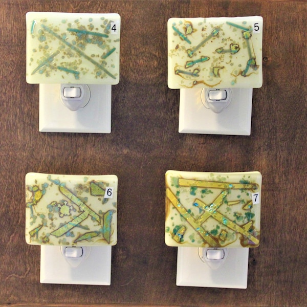 Fused Glass Nightlights - Etsy
