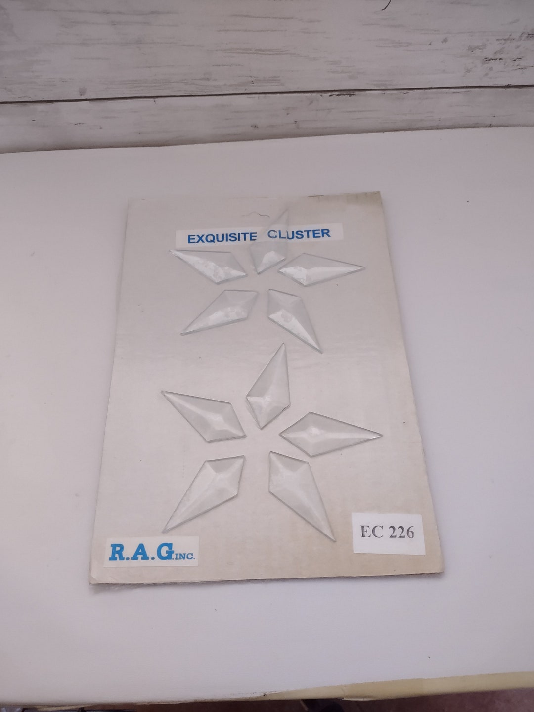 Large Star Bevel Clusters, Glass Bevels, Stained Glass Supplies, EC 226 ...