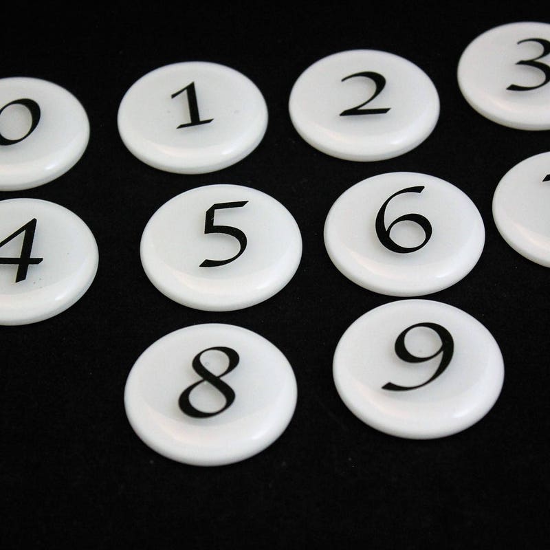Number Knobs - Etsy