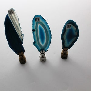 Turquoise Agate Finial, Lamp Finial, Bling for Your Lamp, Turquoise ...
