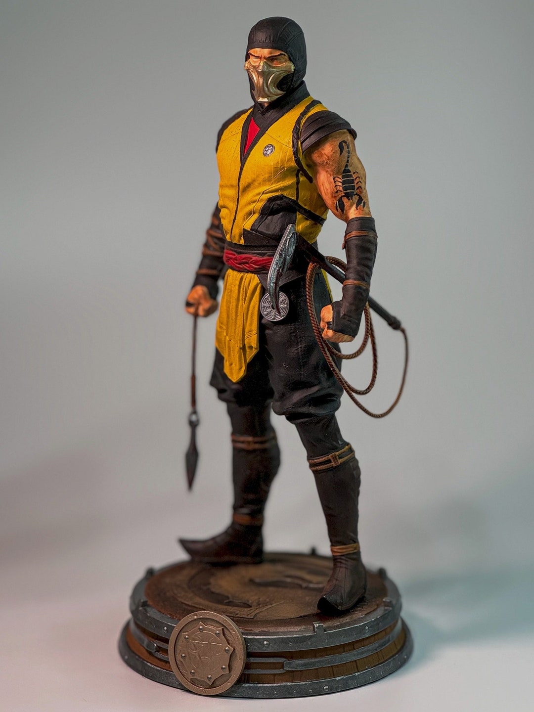 Mortal Kombat Scorpion Figure 3D Printed Figure-collectible Statue-hand ...
