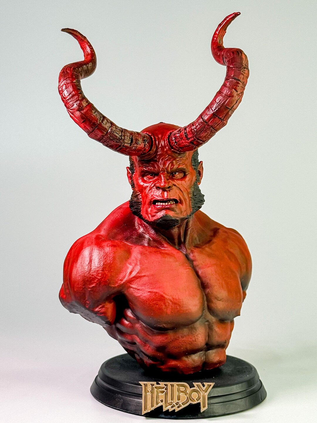 Hellboy Figure Statue - Collectible Statue -3D Printed Figure-hand ...