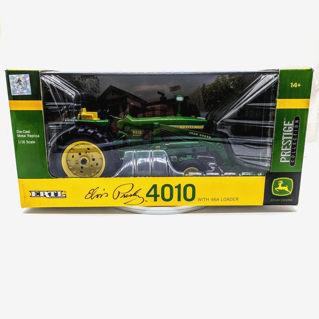 1/16 Ertl Farm Toy John Deere 4010 Prestige Tractor With Loader Elvis ...