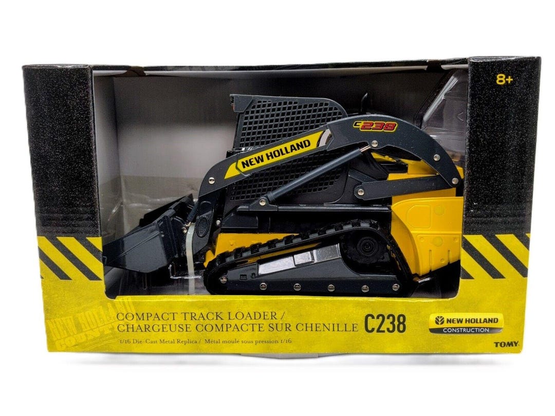 1/16 New Holland C238 Compact Track Skid Loader Diecast (case Fresh) - Etsy