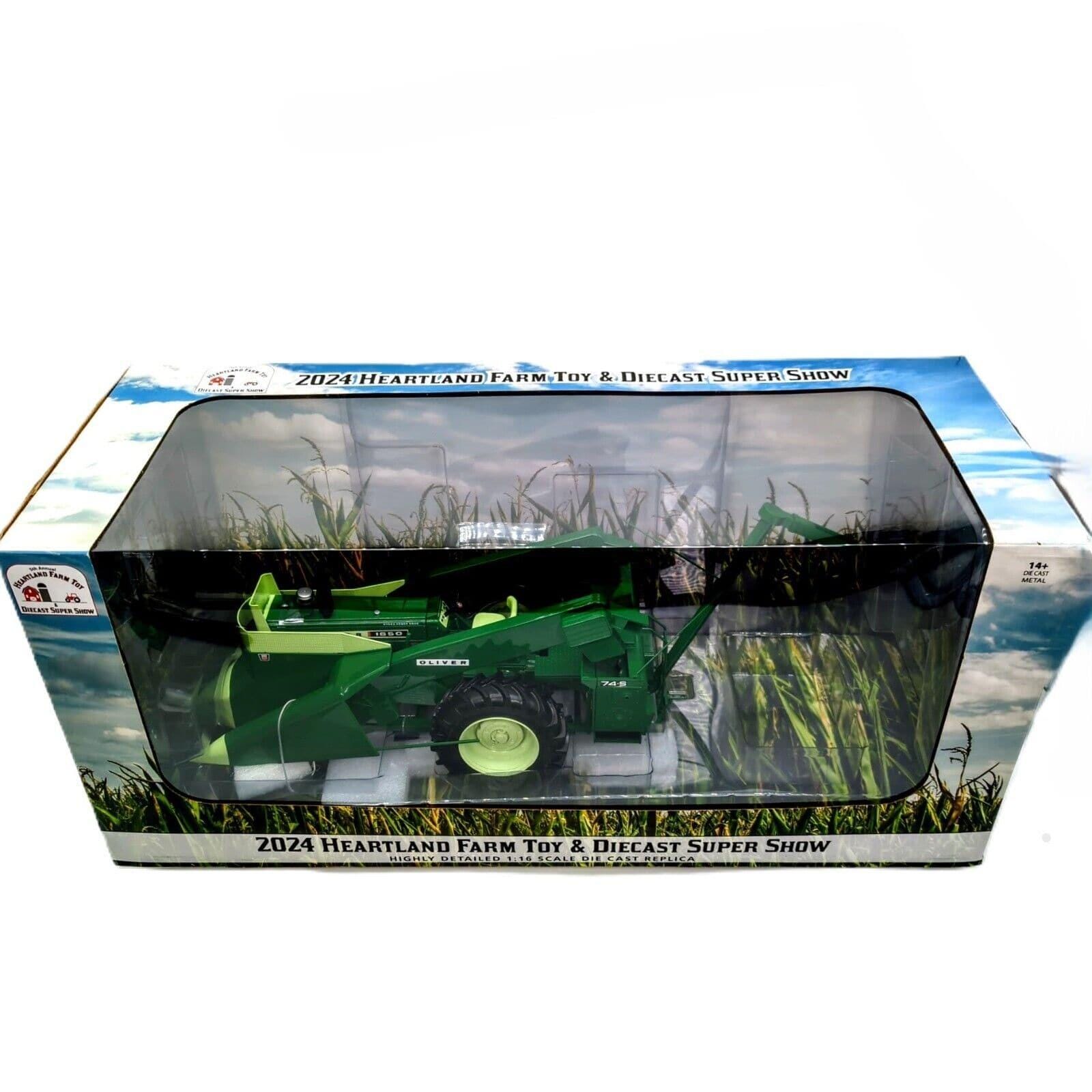 1/16 Spec Cast Oliver 1650 2 Row Picker & Sheller 2024 Heartland Show ...