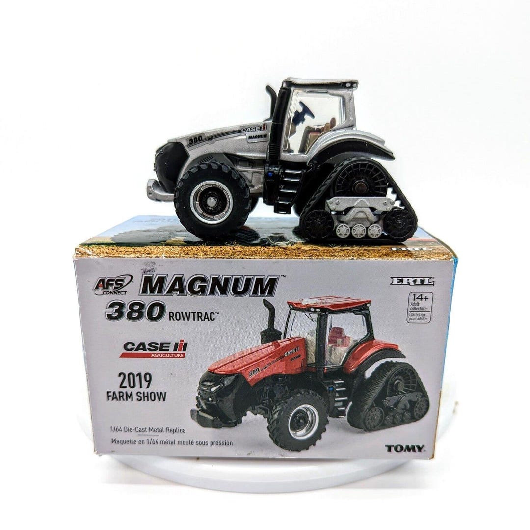 1/64 Case IH 380 Magnum Row Trac Tractor, 2019 Farm Show, Silver Chaser ...
