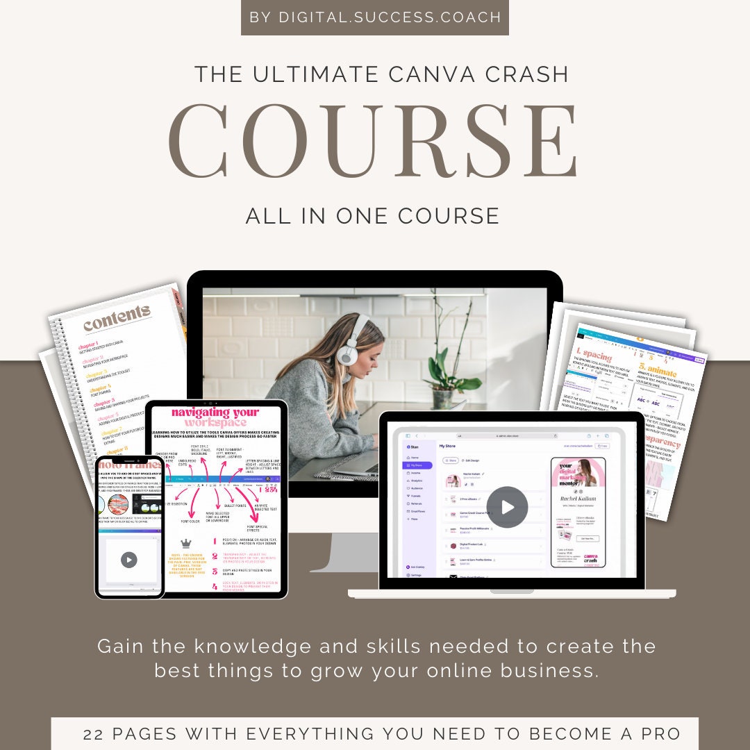 The Ultimate Canva Crash Course - Etsy