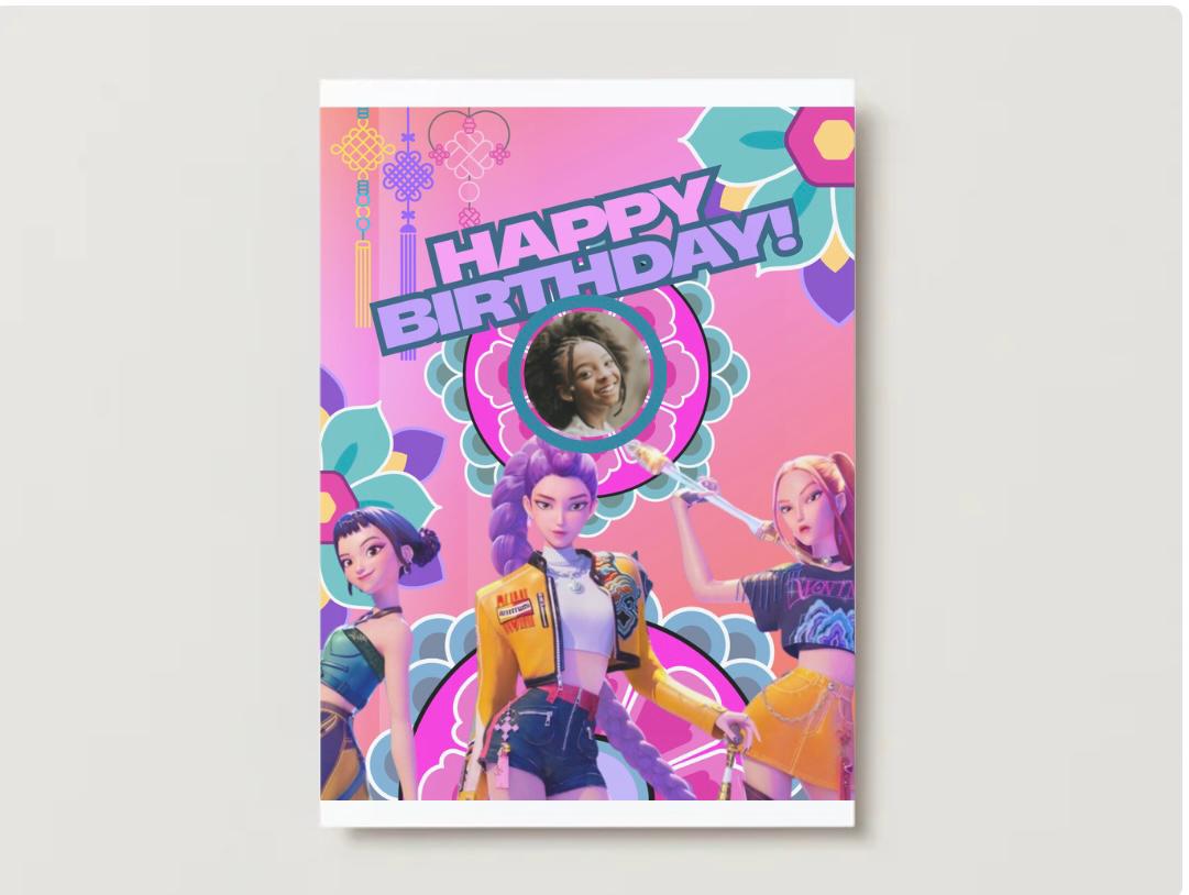 Kpop Demon Hunters HUNTRIX: Birthday Invitation (digital Download ...